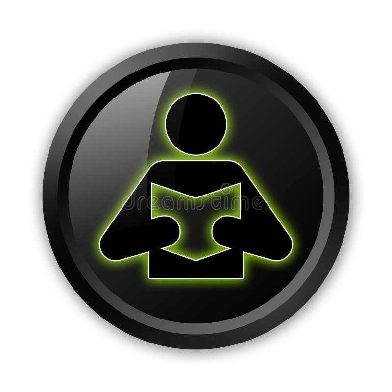 Icon, Button, Pictogram Library Stock Illustration - Illustration of ...