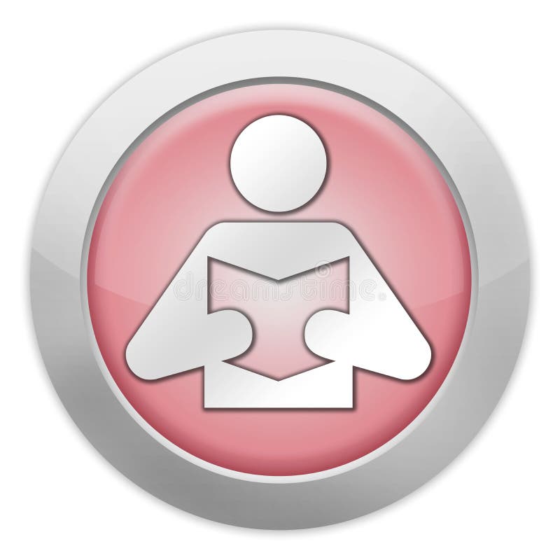 Icon, Button, Pictogram Library Stock Illustration - Illustration of ...