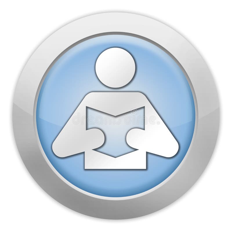 Icon, Button, Pictogram Library Stock Illustration - Illustration of ...