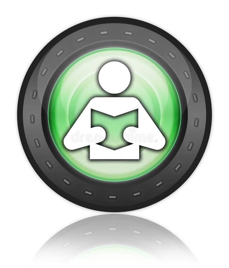 Icon, Button, Pictogram Library Stock Illustration - Illustration of ...