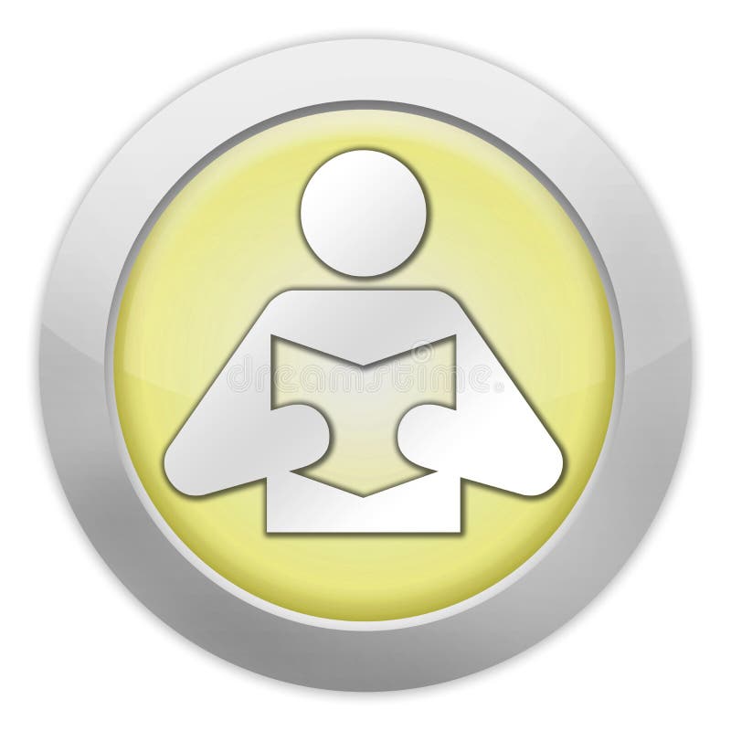 Icon, Button, Pictogram Library Stock Illustration - Illustration of ...