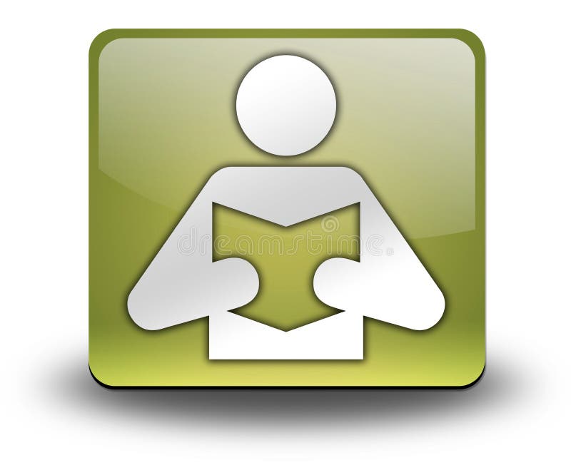 Icon, Button, Pictogram Library Stock Illustration - Illustration of ...