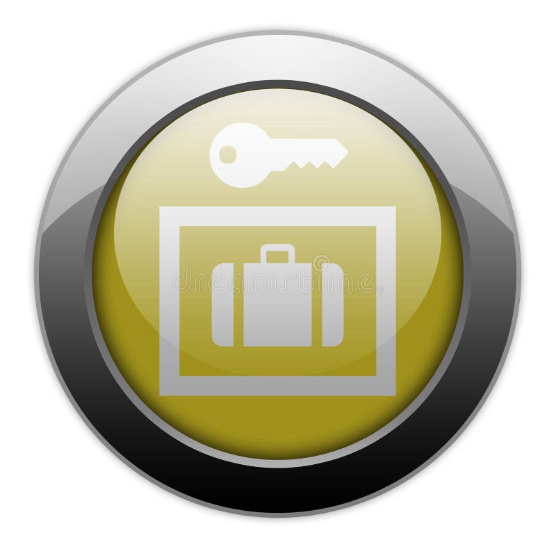 Icon, Button, Pictogram Locker Stock Illustration - Illustration of ...
