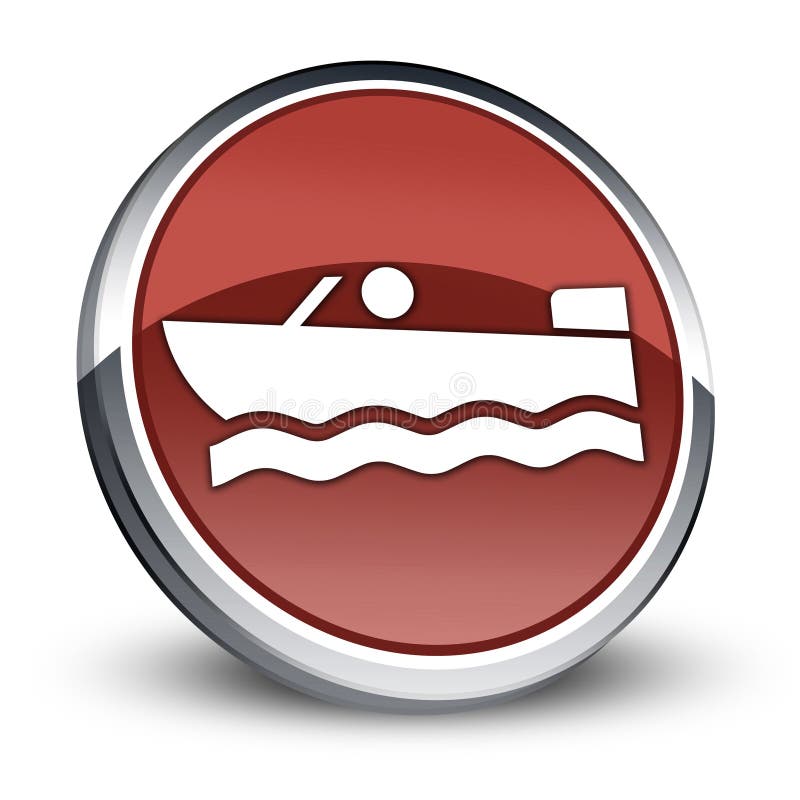Icon, Button, Pictogram Motorboat Stock Illustration - Illustration of ...