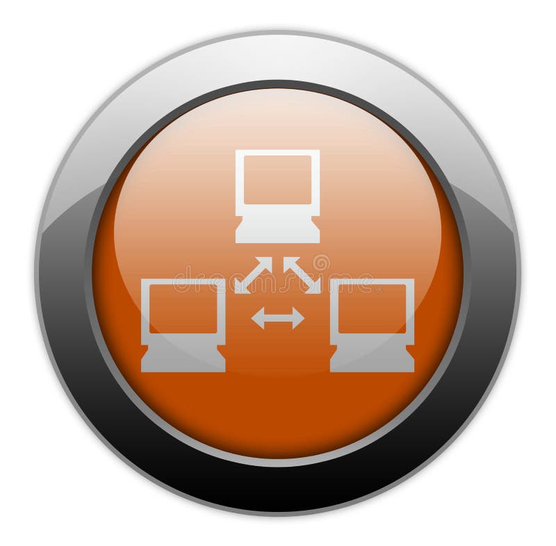 Icon, Button, Pictogram Network Stock Illustration - Illustration of ...