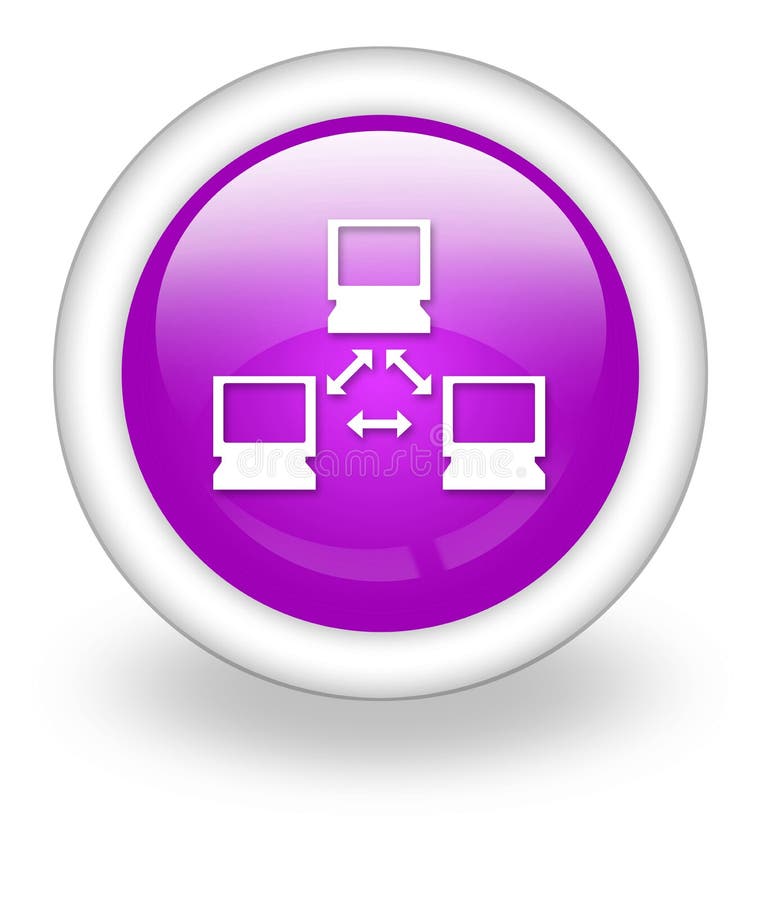 Icon, Button, Pictogram Network Stock Illustration - Illustration of ...