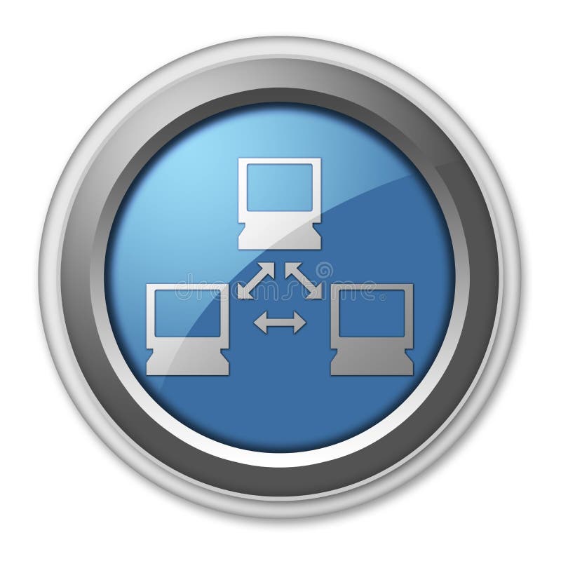 Icon, Button, Pictogram Network Stock Illustration - Illustration of ...