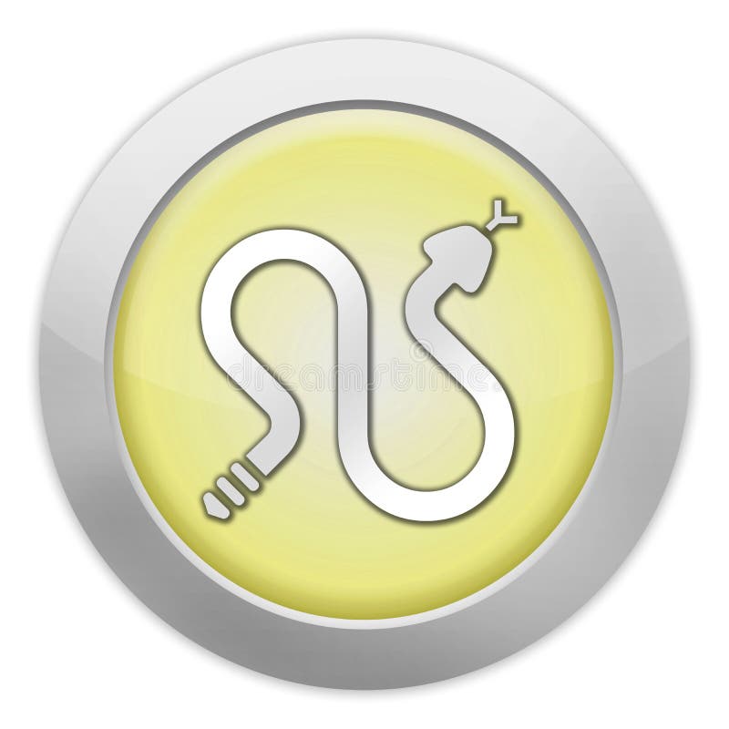 Icon, Button, Pictogram Rattlesnakes Stock Illustration - Illustration ...