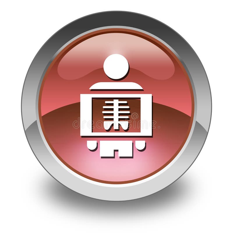 Icon, Button, Pictogram X-Ray Stock Illustration - Illustration of ...