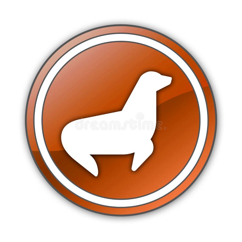 Animal Seal Pictogram Stock Illustrations – 999 Animal Seal Pictogram ...
