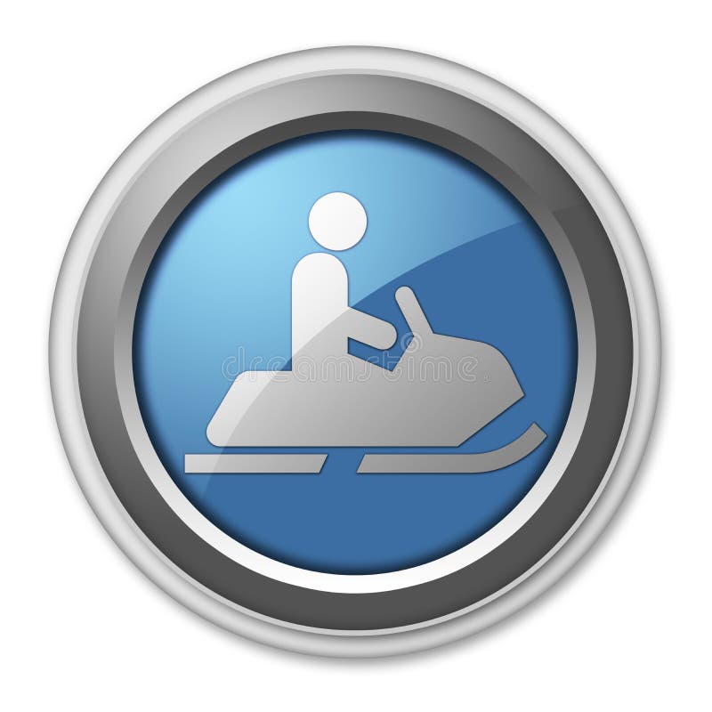 Icon, Button, Pictogram Snowmobiles Stock Illustration - Illustration ...