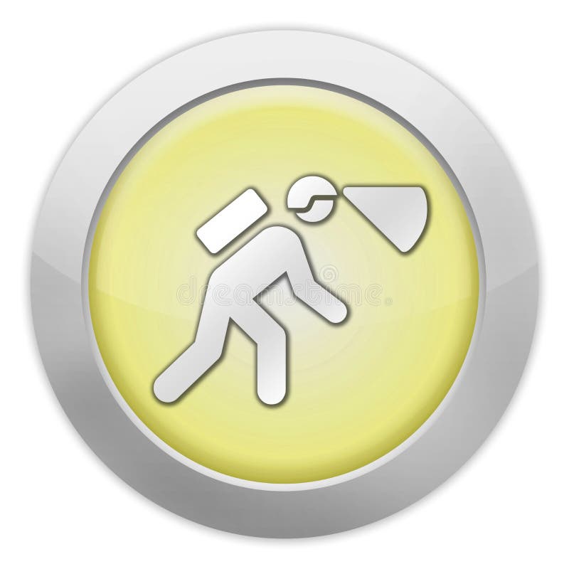 Icon, Button, Pictogram Spelunking Stock Illustration - Illustration of ...