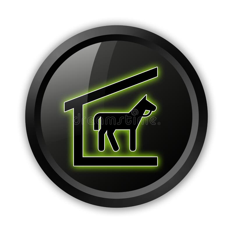 Icon, Button, Pictogram Stable Stock Illustration - Illustration of ...