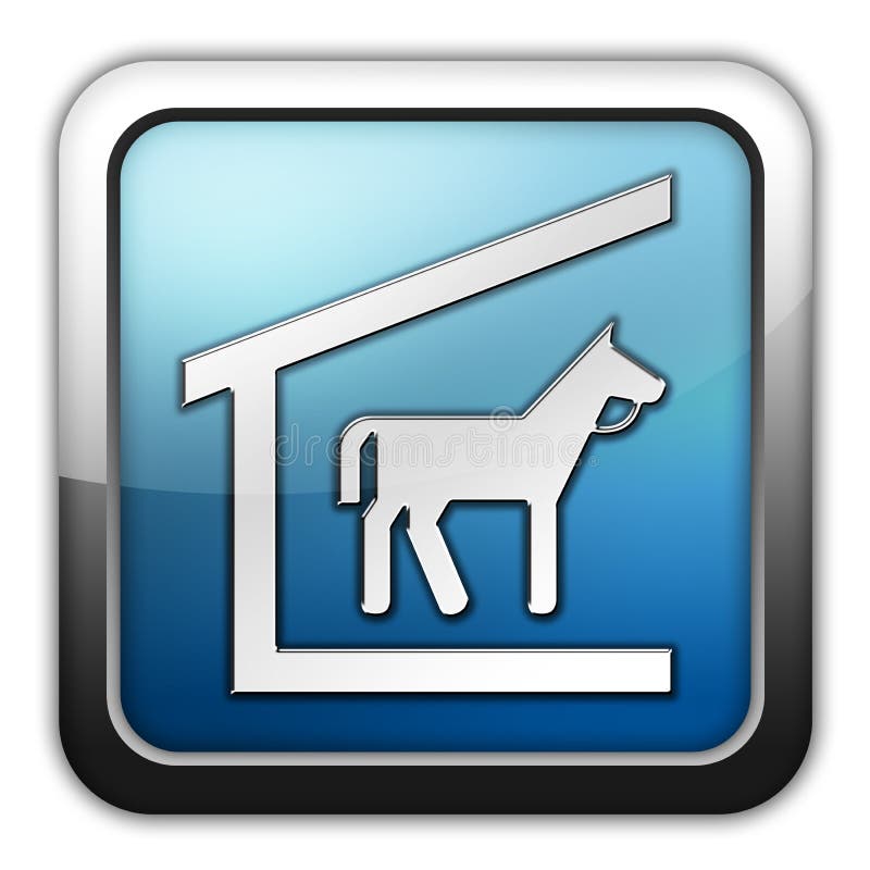 Icon, Button, Pictogram Stable Stock Illustration - Illustration of ...