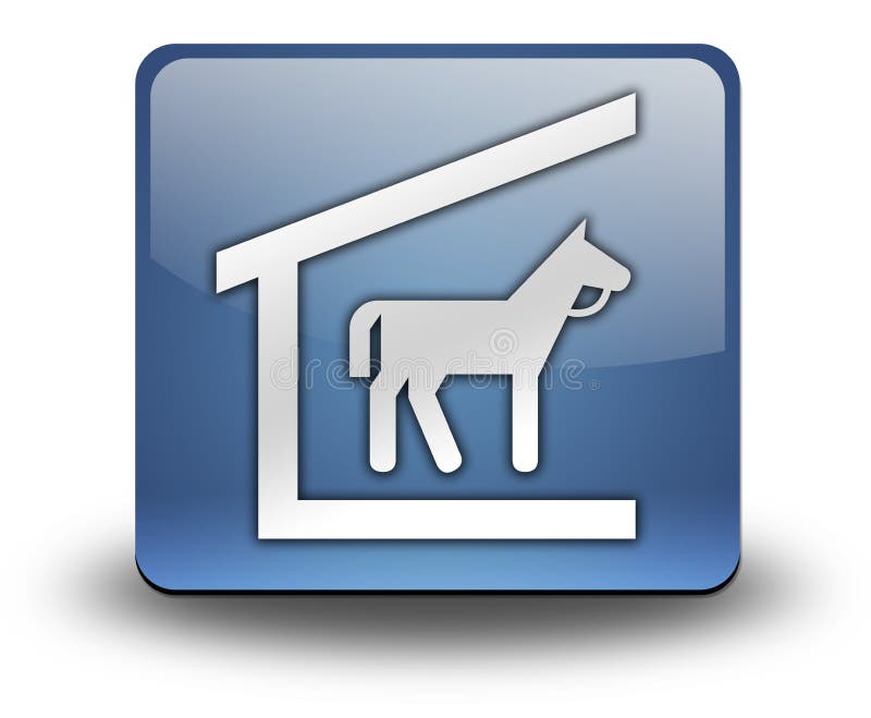 Icon, Button, Pictogram Stable Stock Illustration - Illustration of ...