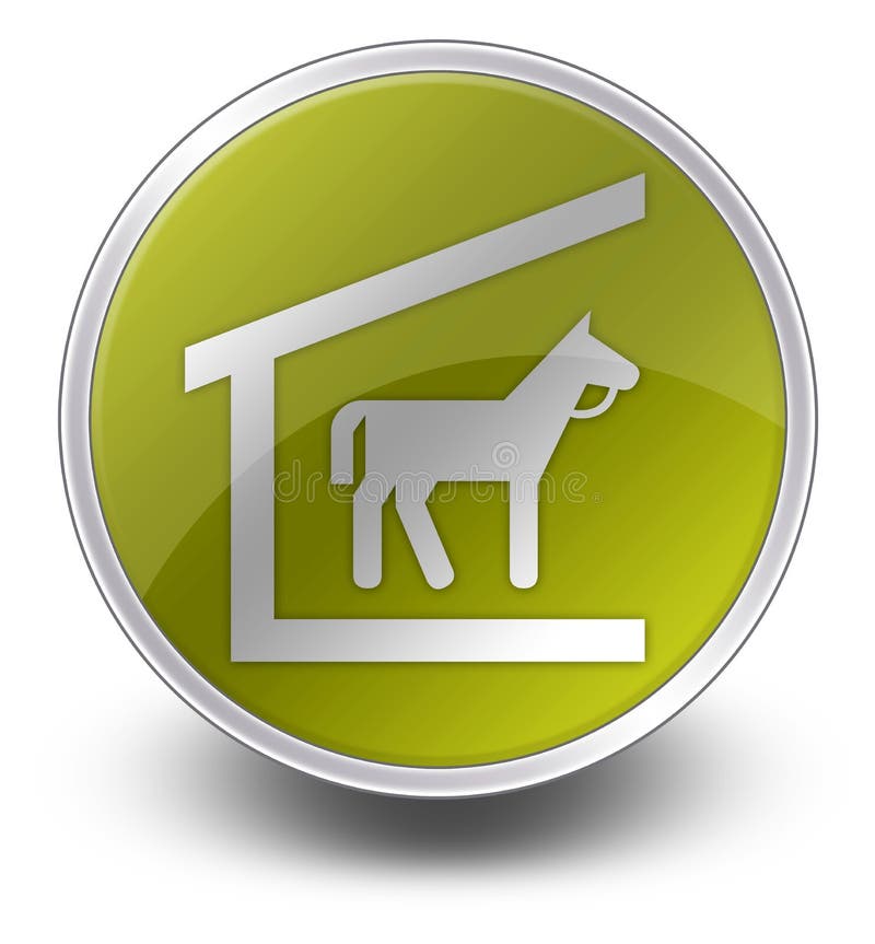 Icon, Button, Pictogram Stable Stock Illustration - Illustration of ...