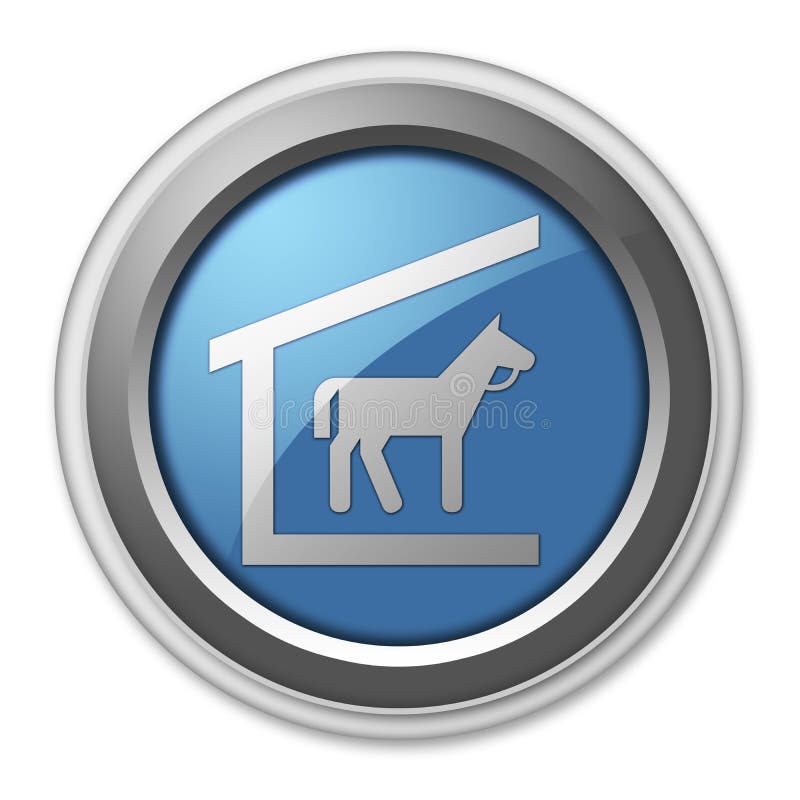Icon, Button, Pictogram Stable Stock Illustration - Illustration of ...