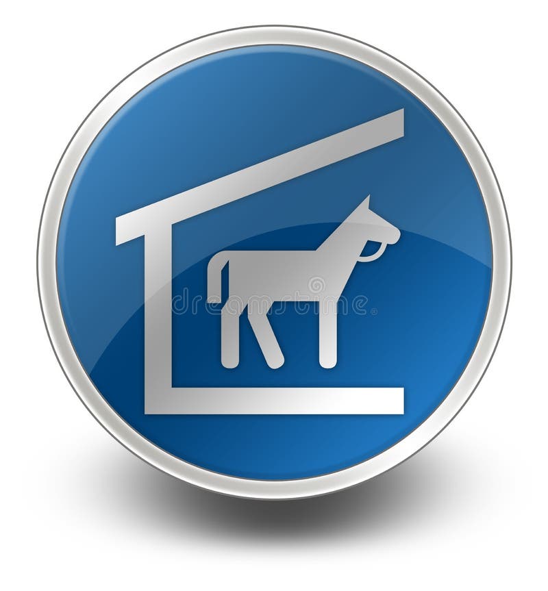 Icon, Button, Pictogram Stable Stock Illustration - Illustration of ...