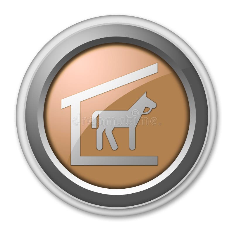 Icon, Button, Pictogram Stable Stock Illustration - Illustration of ...