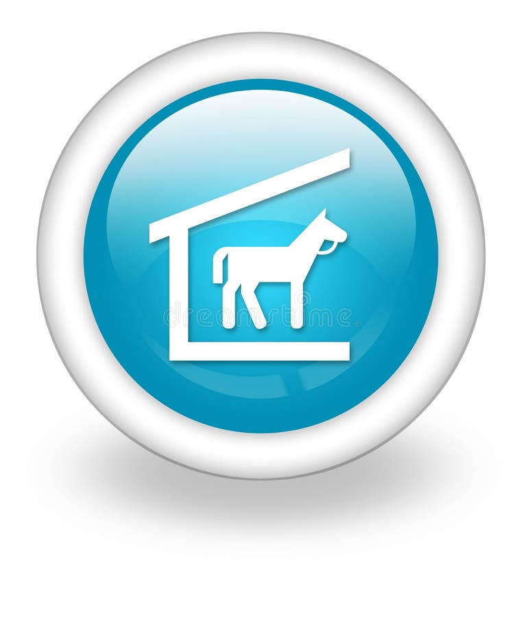 Icon, Button, Pictogram Stable Stock Illustration - Illustration of ...