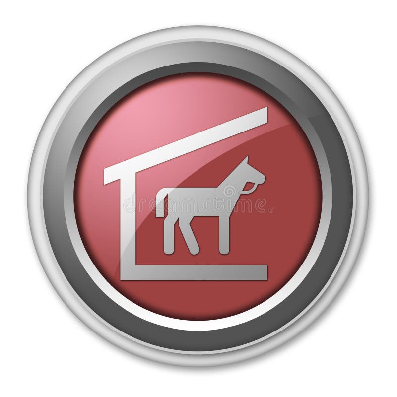Icon, Button, Pictogram Stable Stock Illustration - Illustration of ...