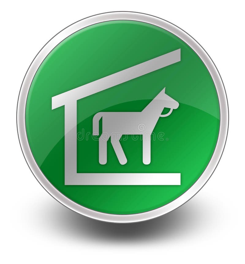 Icon, Button, Pictogram Stable Stock Illustration - Illustration of ...