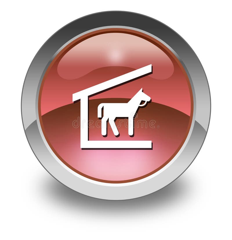 Icon, Button, Pictogram Stable Stock Illustration - Illustration of ...
