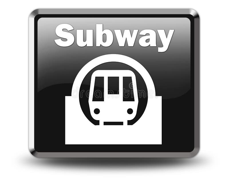 Icon, Button, Pictogram Subway Stock Illustration - Illustration of ...