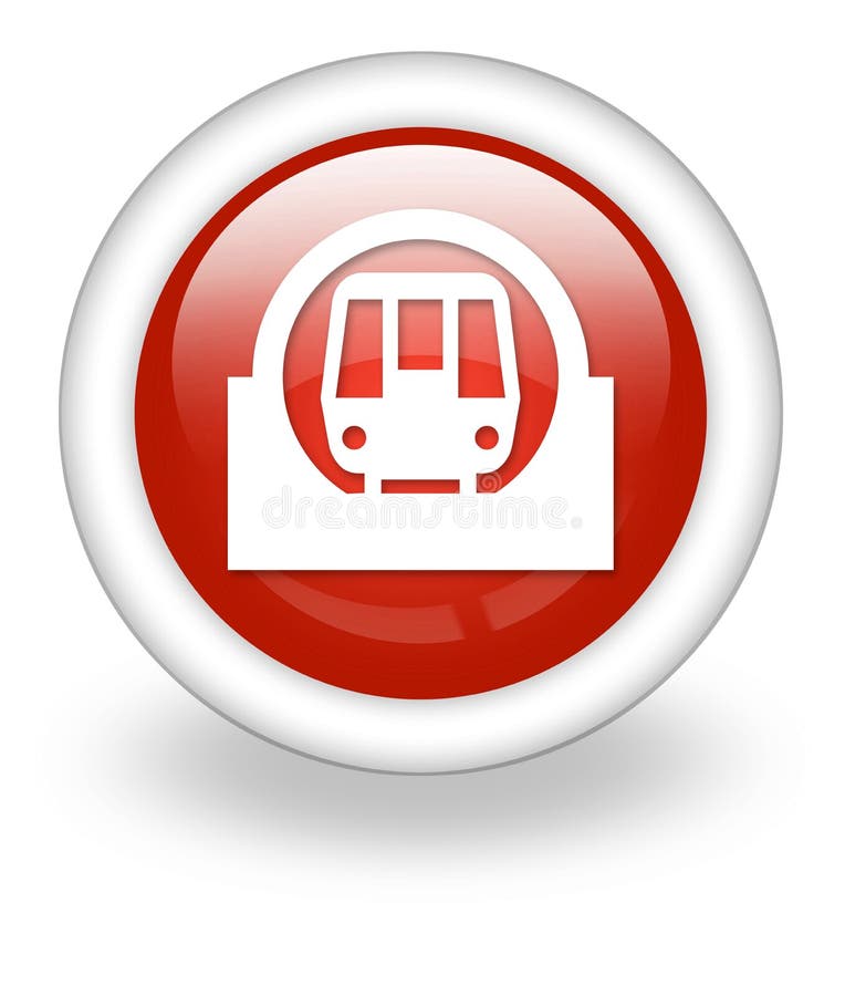 Icon, Button, Pictogram Subway Stock Illustration - Illustration of ...