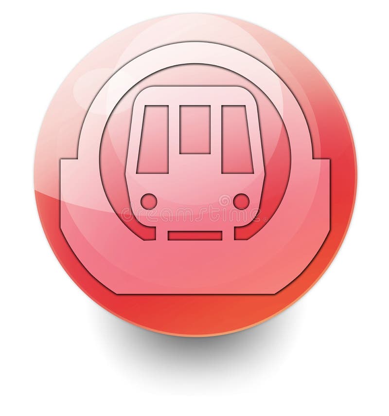 Icon, Button, Pictogram Subway Stock Illustration - Illustration of ...