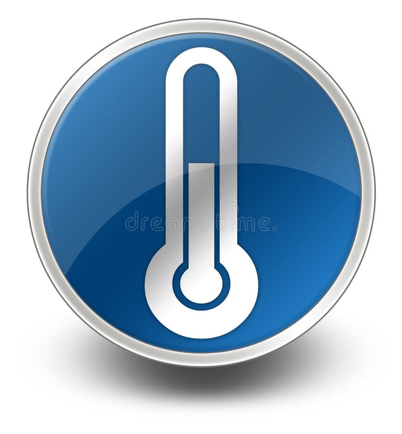 Icon, Button, Pictogram Temperature Stock Illustration - Illustration ...