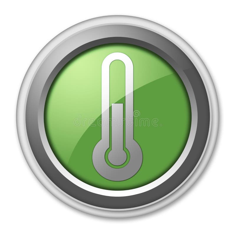Icon, Button, Pictogram Temperature Stock Illustration - Illustration ...