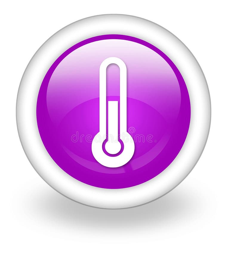 Icon, Button, Pictogram Temperature Stock Illustration - Illustration ...