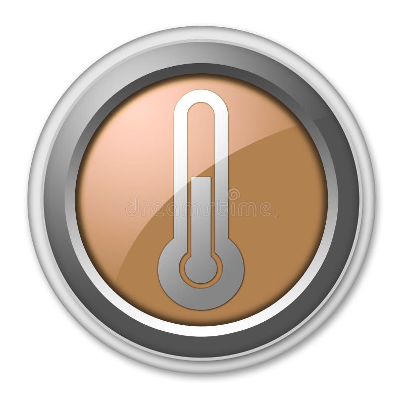 Icon, Button, Pictogram Temperature Stock Illustration - Illustration ...