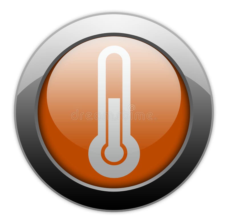 Icon, Button, Pictogram Temperature Stock Illustration - Illustration ...