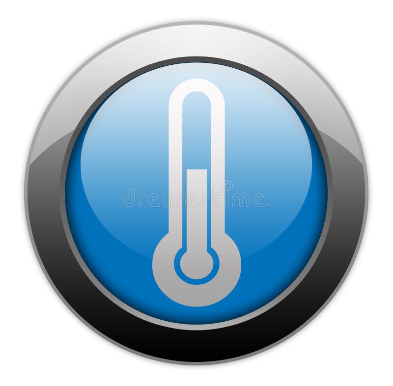 Icon, Button, Pictogram Temperature Stock Illustration - Illustration ...