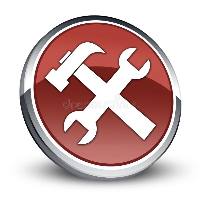Icon, Button, Pictogram Tools Stock Illustration - Illustration of ...