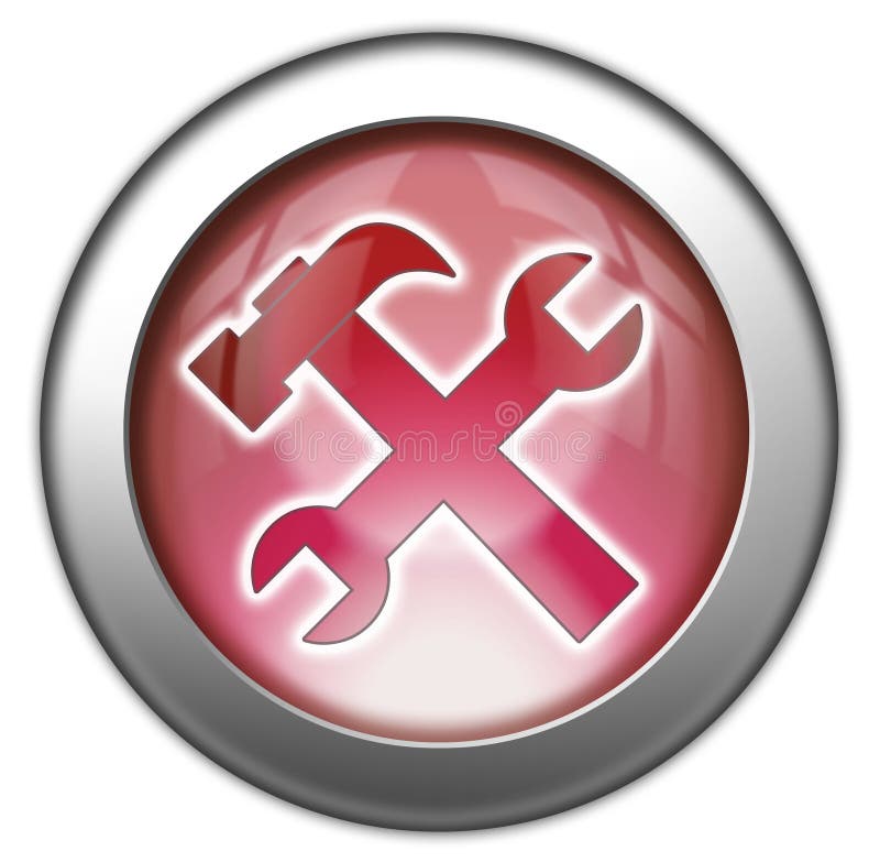 Icon, Button, Pictogram Tools Stock Illustration - Illustration of ...