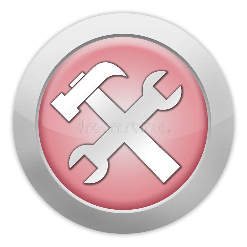 Icon, Button, Pictogram Tools Stock Illustration - Illustration of ...
