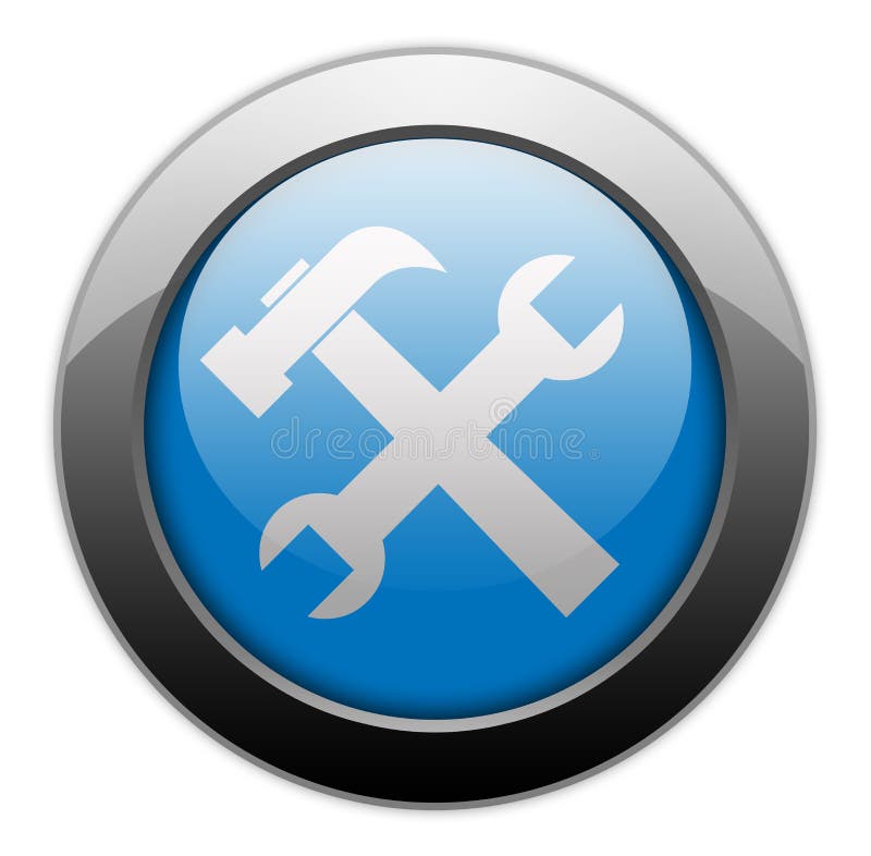 Icon, Button, Pictogram Tools Stock Illustration - Illustration of ...