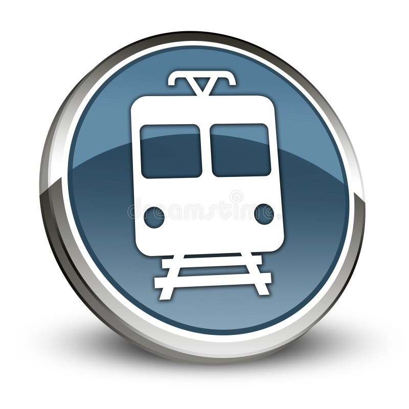 Icon/Button/Pictogram Train Stock Illustration - Illustration of ...