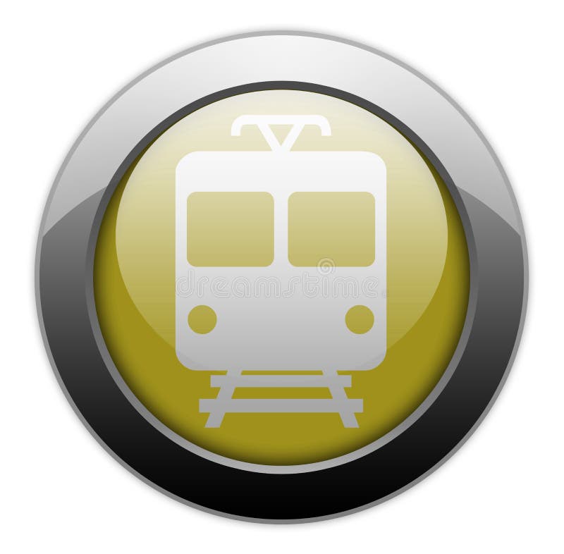 Icon/Button/Pictogram Train Stock Illustration - Illustration of ...