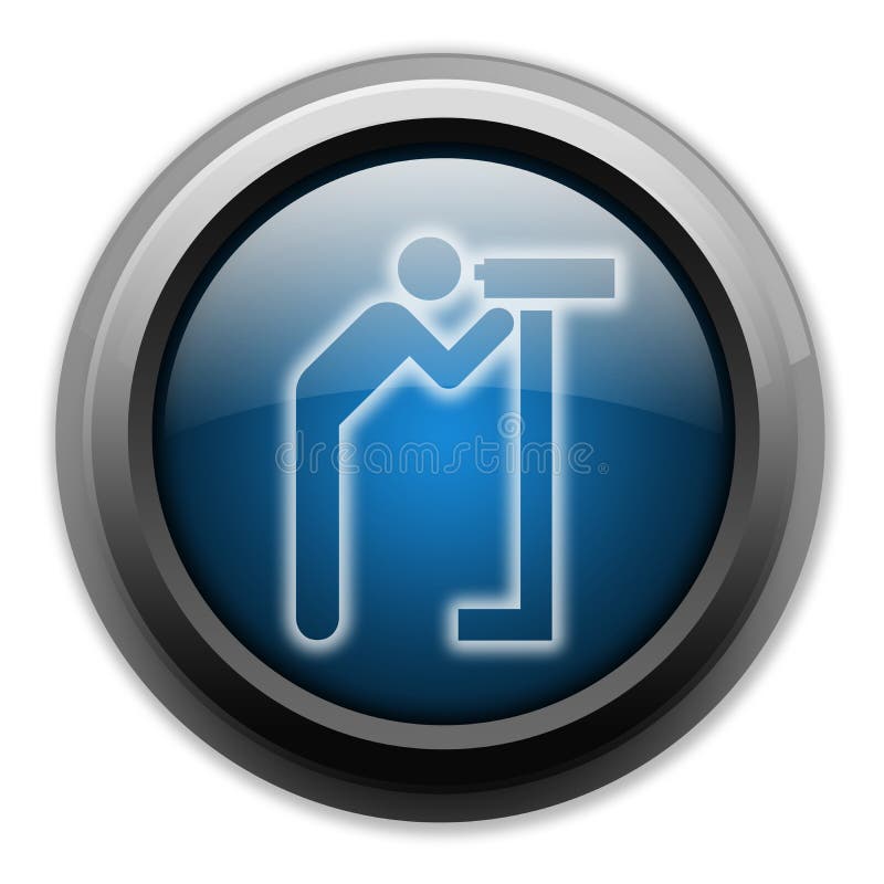 Icon, Button, Pictogram Viewing Area Stock Illustration - Illustration ...