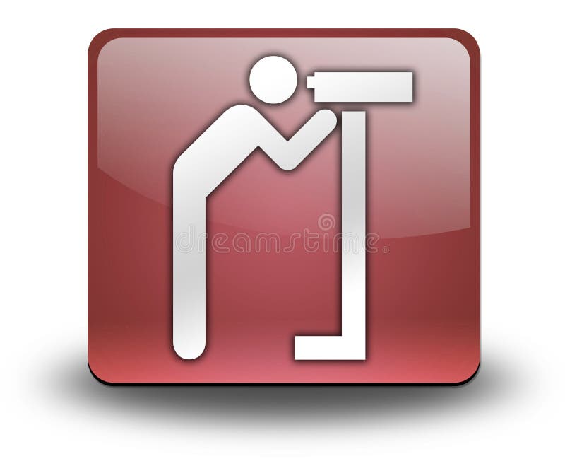 Icon, Button, Pictogram Viewing Area Stock Illustration - Illustration ...