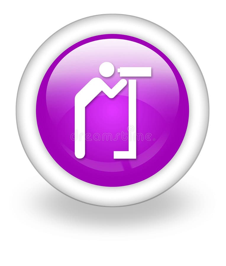 Icon, Button, Pictogram Viewing Area Stock Illustration - Illustration ...