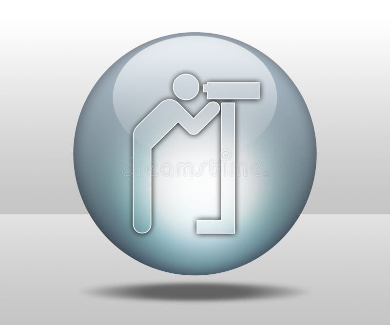 Icon, Button, Pictogram Viewing Area Stock Illustration - Illustration ...