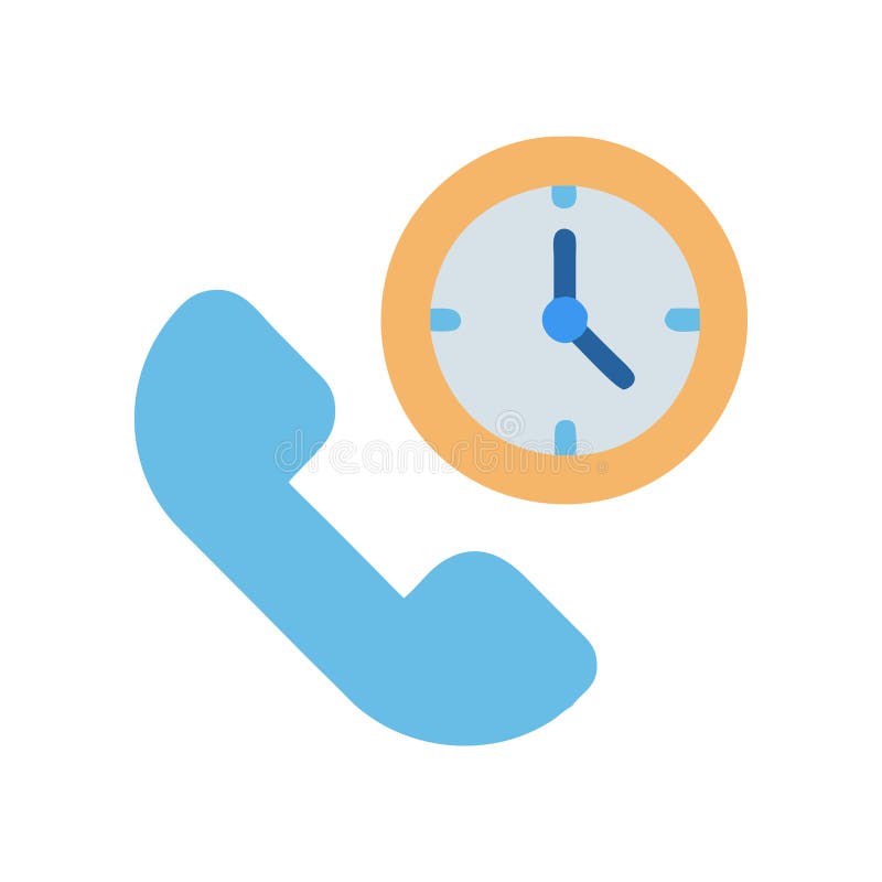 Call Duration Plexus Icon, Call Waiting, Time. Vector Stock ...