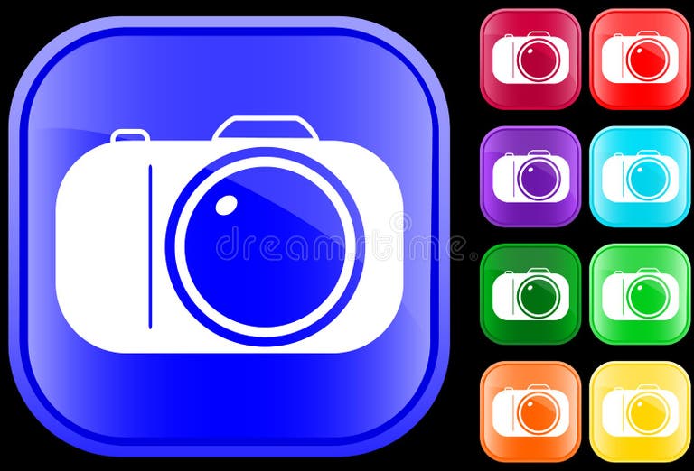Light Blue Camera Icon Stock Illustrations – 6,728 Light Blue Camera ...