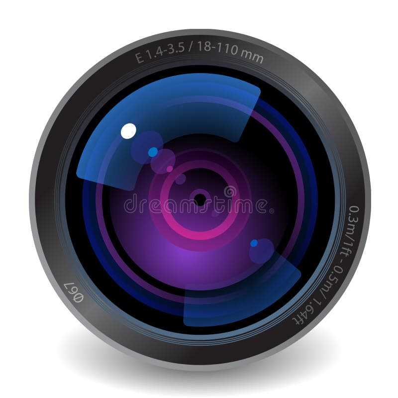 The Stylized Shutter of Camera Stock Vector - Illustration of gadgets ...