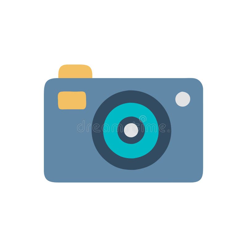 Icon of Camera for Visual Arts Stock Vector - Illustration of creative ...